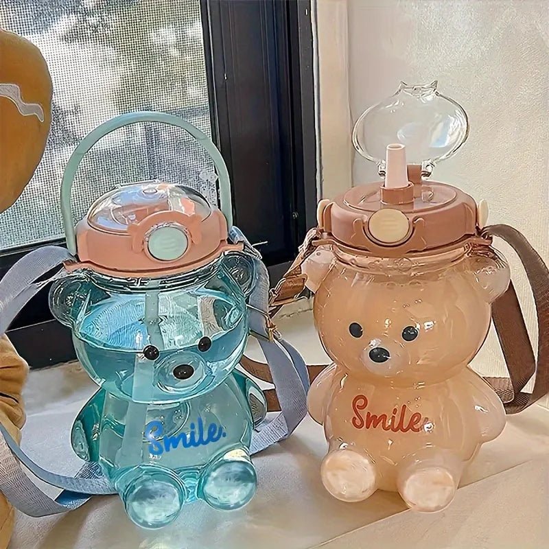 Adorable Bear Kids Tumbler 1400ml Large Capacity Water Bottle – Mivon ...